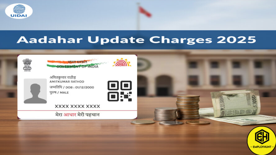 Aadhaar Update Charges 2025: UIDAI Revises Fees for Photo, Fingerprint ...